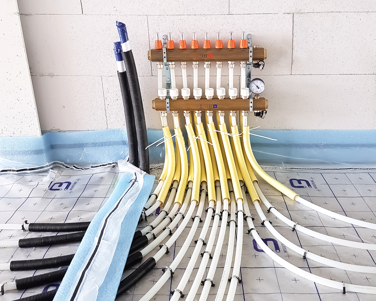 REALISATIES vloerverwarming | Sanitair en Centrale verwarming