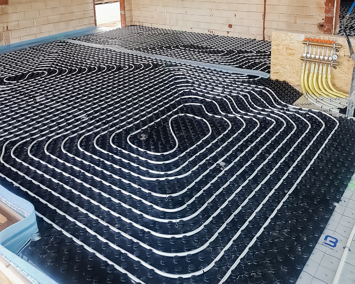 REALISATIES vloerverwarming | Sanitair en Centrale verwarming